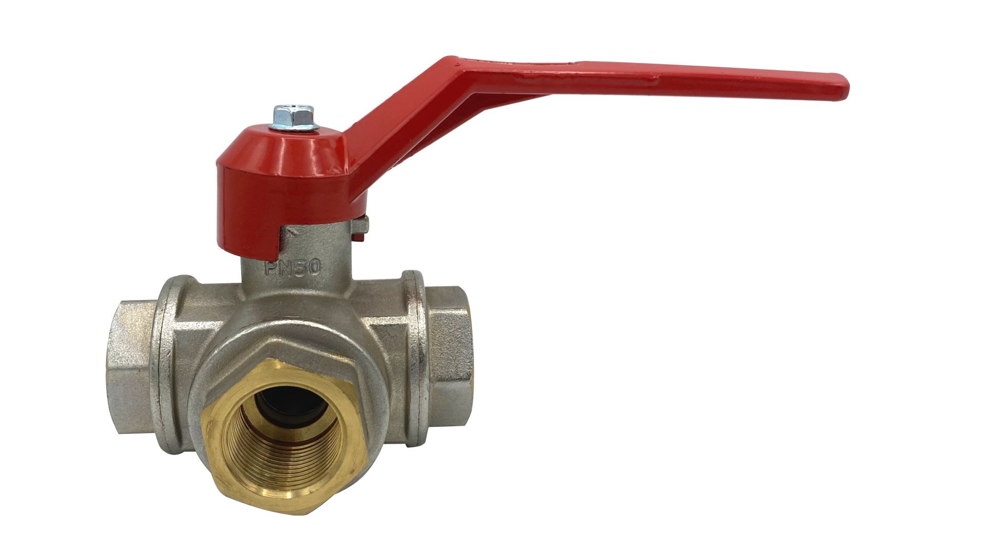 3-Wege Kugelhahn IG G 2" PN 35 bar L-Bohrung | 45 | G 2" | 35 | 162 | 3WKHIG22LB